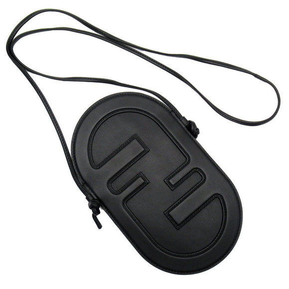 Fendi | Bags | Fendi Orlock Leather Smartphone Case Black | Poshmark